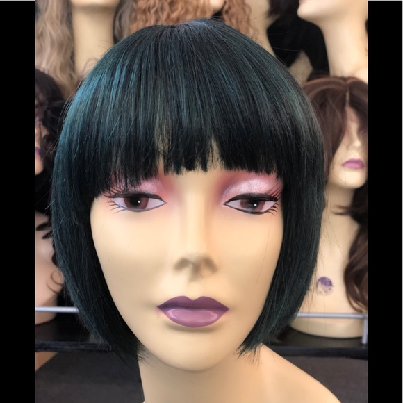 Accessories | Evergreen Green Bob Short Bob Wig | Poshmark